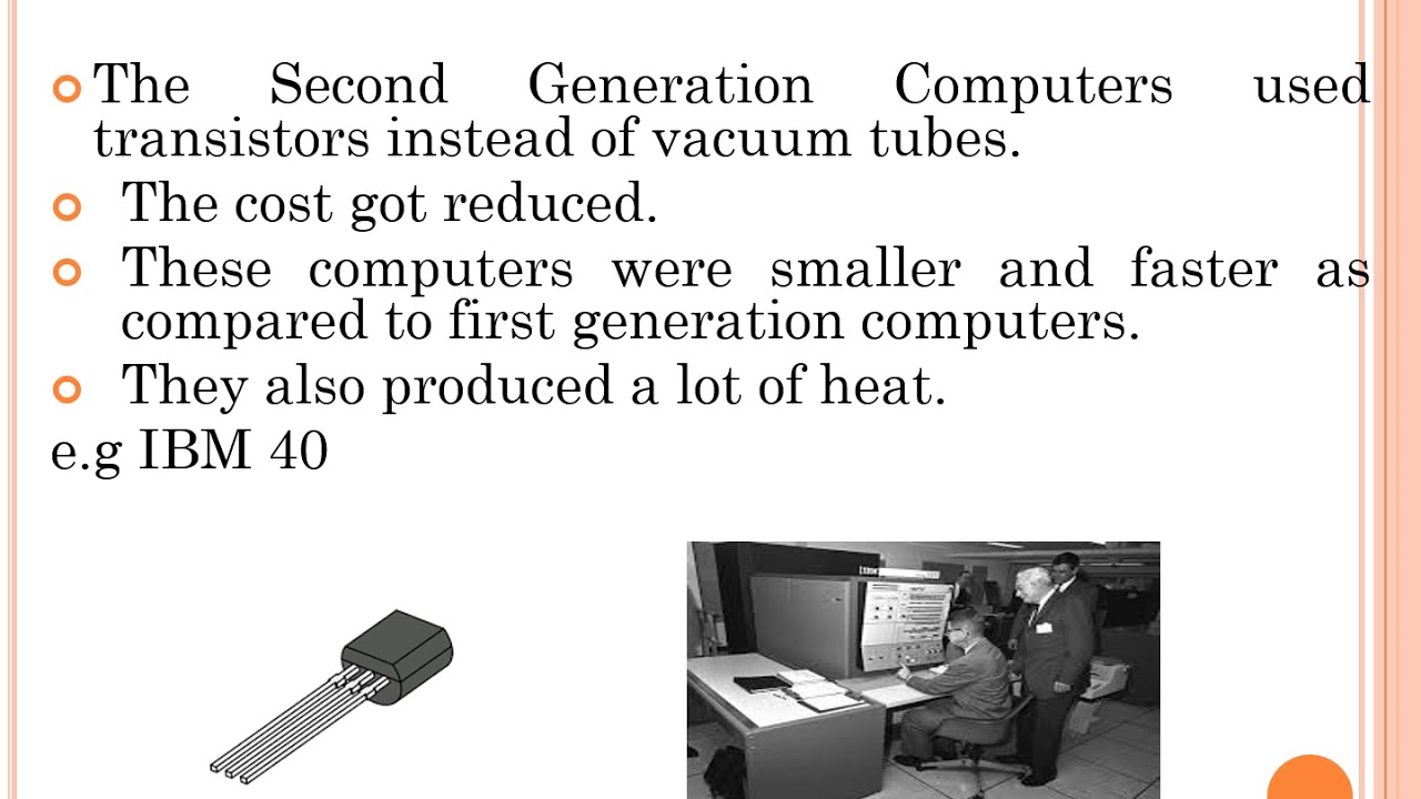 Class V (Computer) Generations of computers - YouTube
