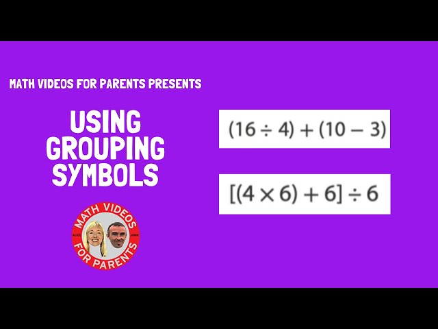 Grouping Symbols 5th Grade