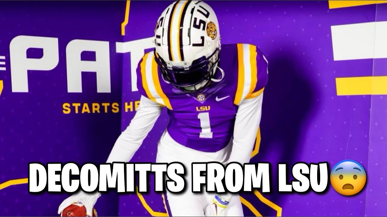Dakorien Moore DECOMMITTED from LSU!! (WOW) - YouTube
