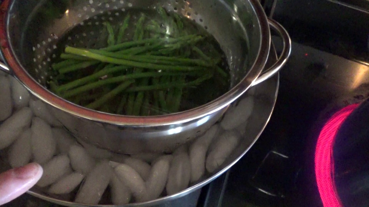 Cooking-Proper way to par cook green vegetables - YouTube