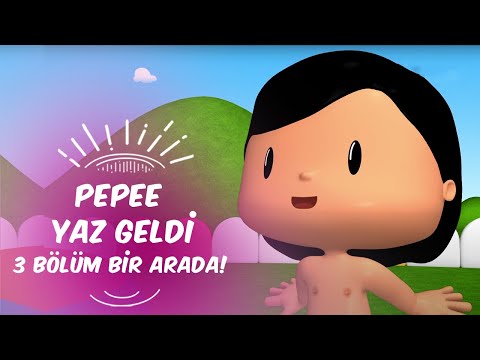 Pepee - Yaz Geldi! ☀️ ☀️  Pepee Leliko ve Pisi İle 3 Bölüm Bir Arada | Düşyeri