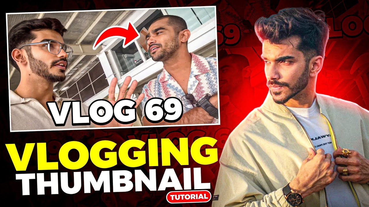How To Make SNAX GAMING Vlog Thumbnail | Youtube Thumbnail Tutorial ...