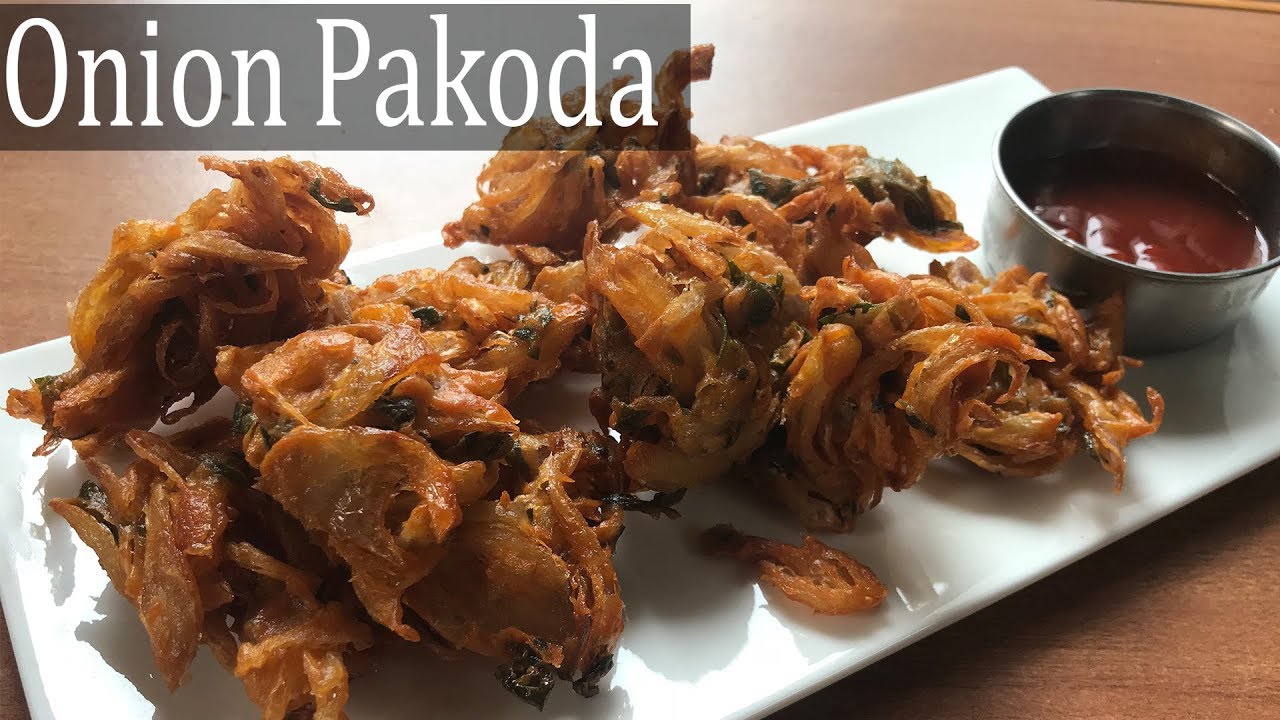HOW TO MAKE CRISPY ONION FRITTERS | ONION PAKODA | HOW TO MAKE PYAZ ...