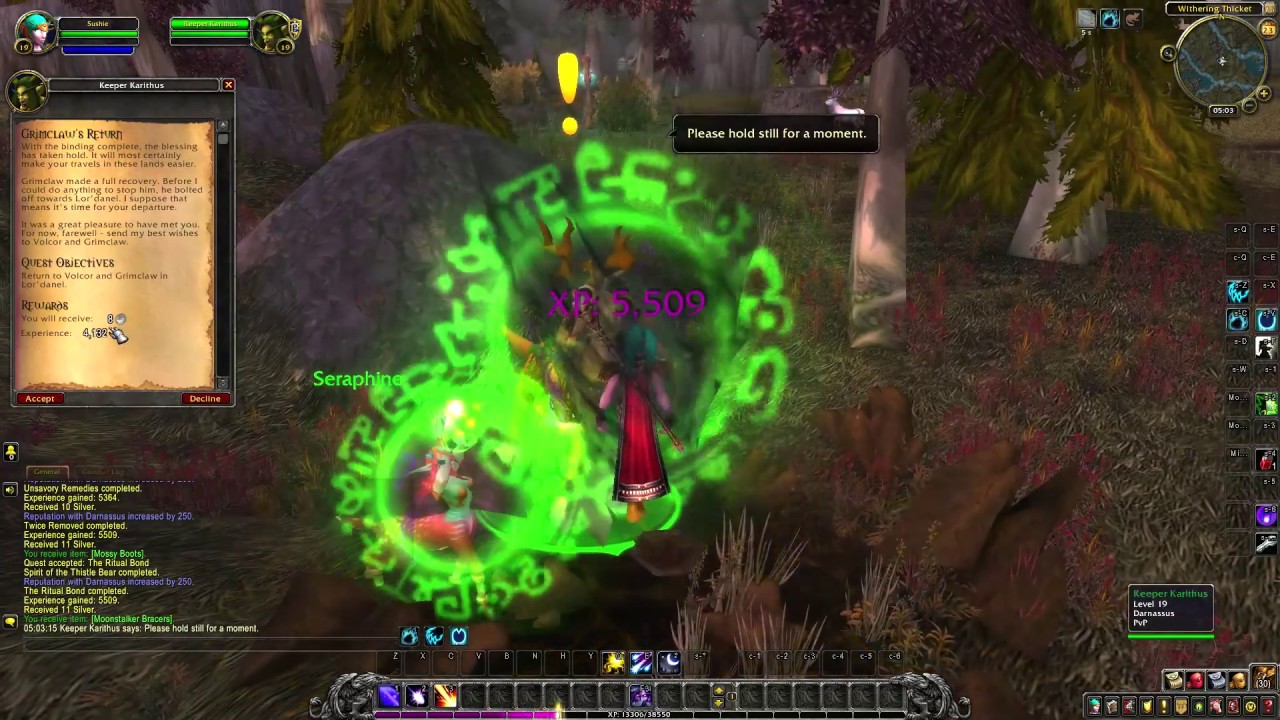 How to do The Ritual Bond quest - World of Warcraft - YouTube