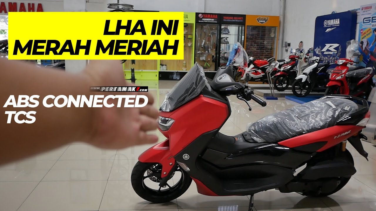Review Yamaha All New NMAX ABS TCS Connected Warna Merah Doff Matte Red ...