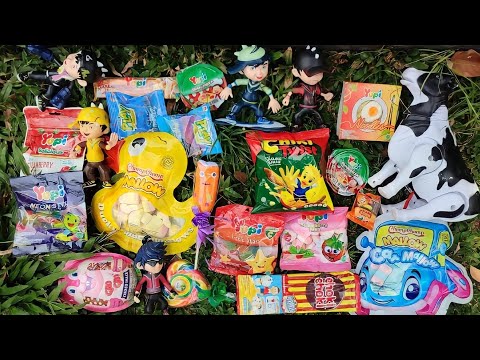 permen yupi burger,Choki Choki doraemon Upin Ipin,Marshmallow bebek,surprise egg,Boboiboy galaxy