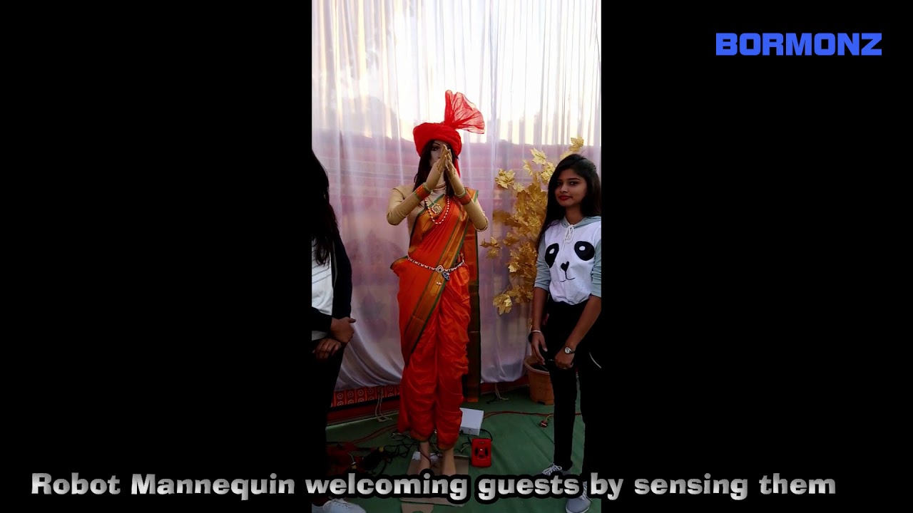 ROBOT WELCOMING GUESTS | ROBOT MANNEQUIN | MARRIAGE PARTY AUTOMATION ...
