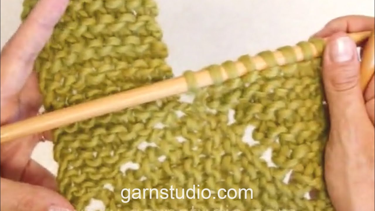 How to turn and knit panels together - YouTube