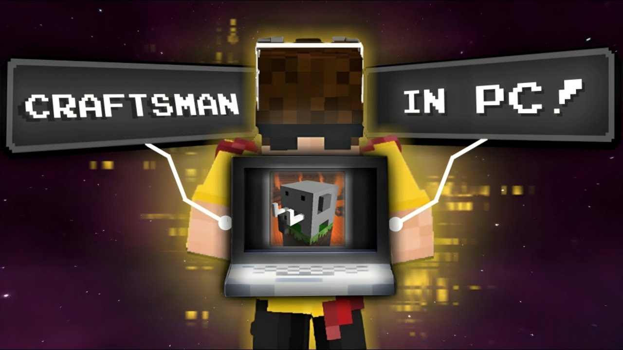 How To Play Craftsman In PC!!! || @BanrzMC (Must Try) - YouTube