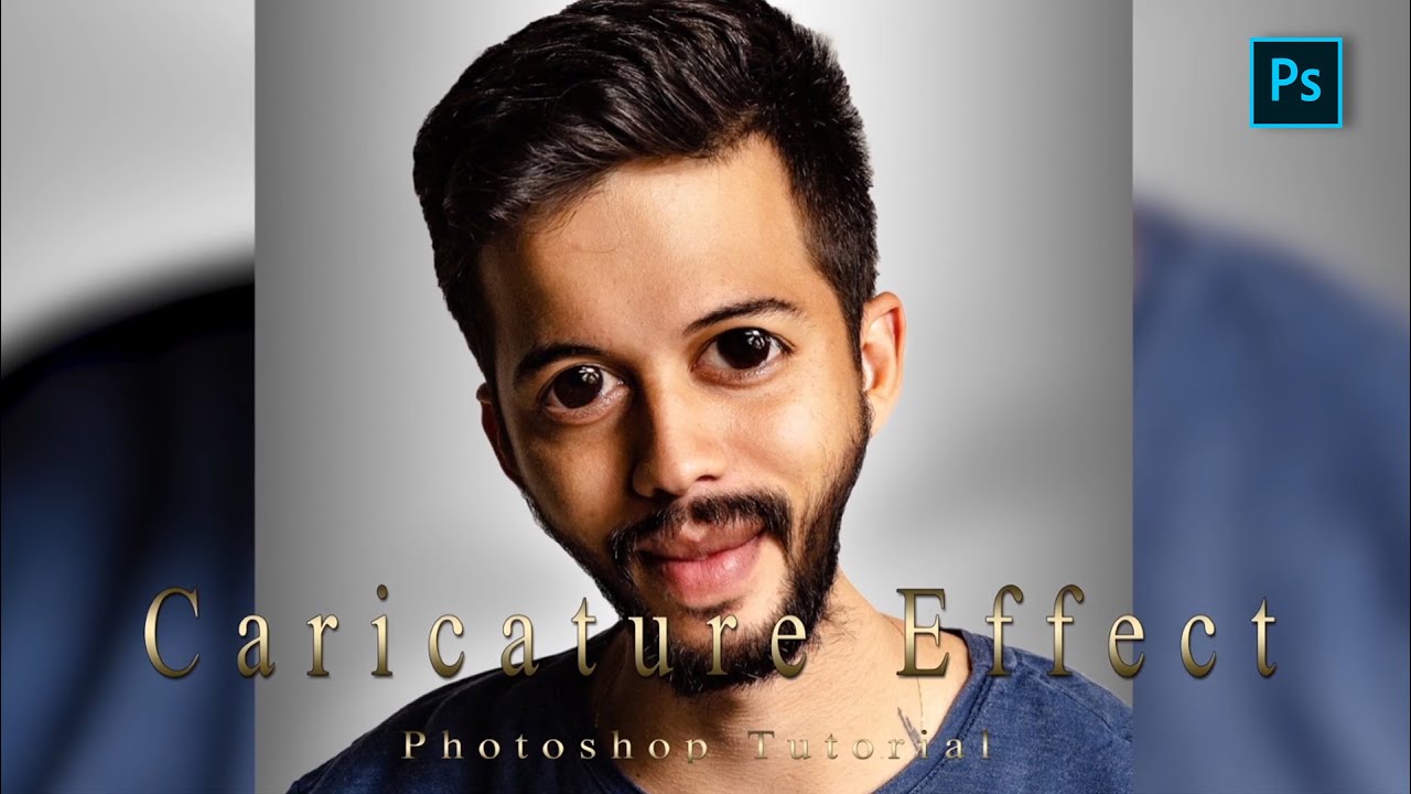 Caricature Effect Photoshop Tutorial Youtube