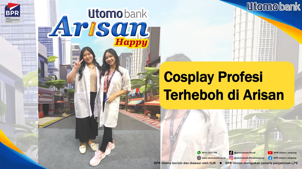 Cosplay Profesi Terheboh di Arisan - Arisan Happy Utomo Bank 19 Januari ...