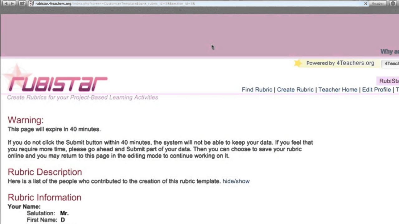Create Awesome Rubrics using Rubistar - YouTube