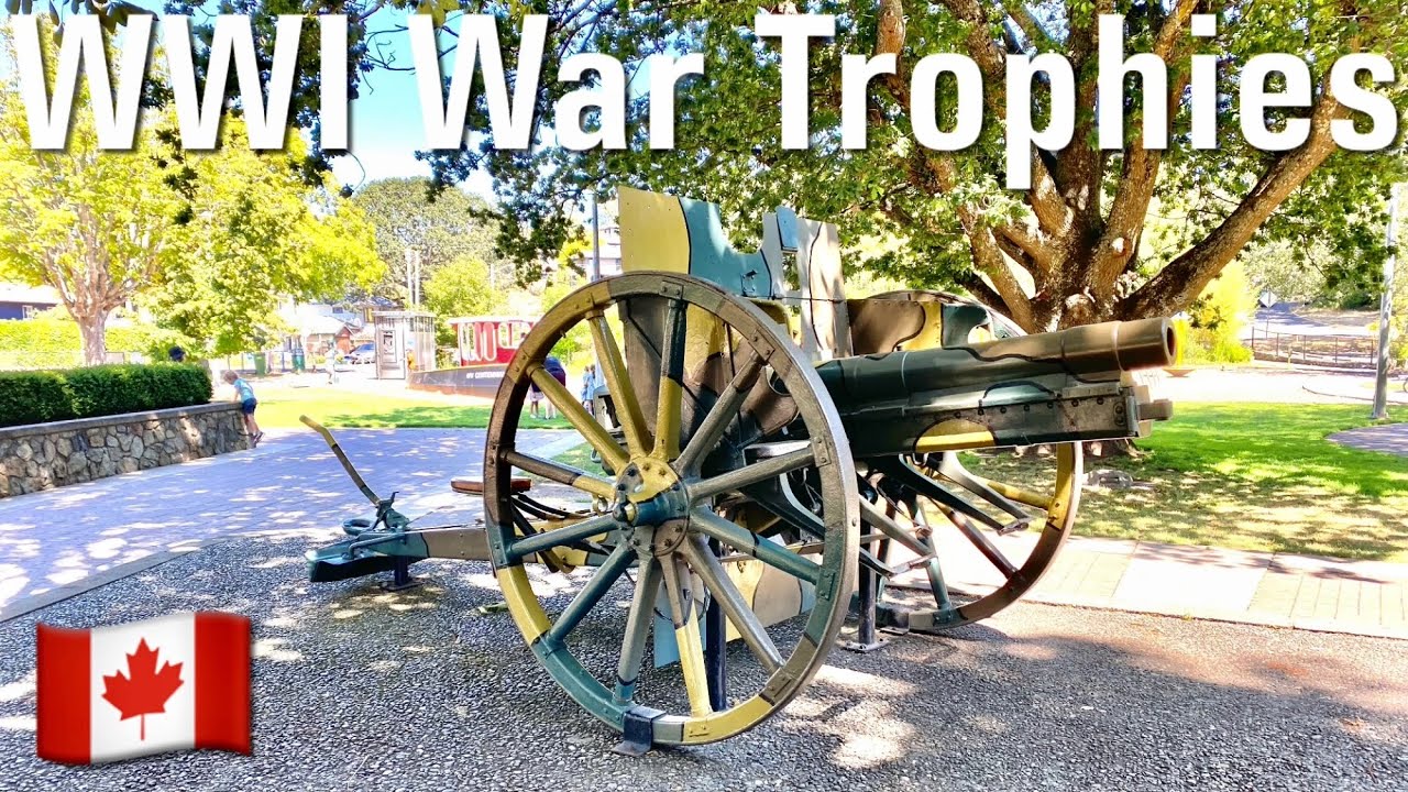 Esquimalt BC: 2 x WWI Krupp Infantry Guns - Canada Retains Many War ...
