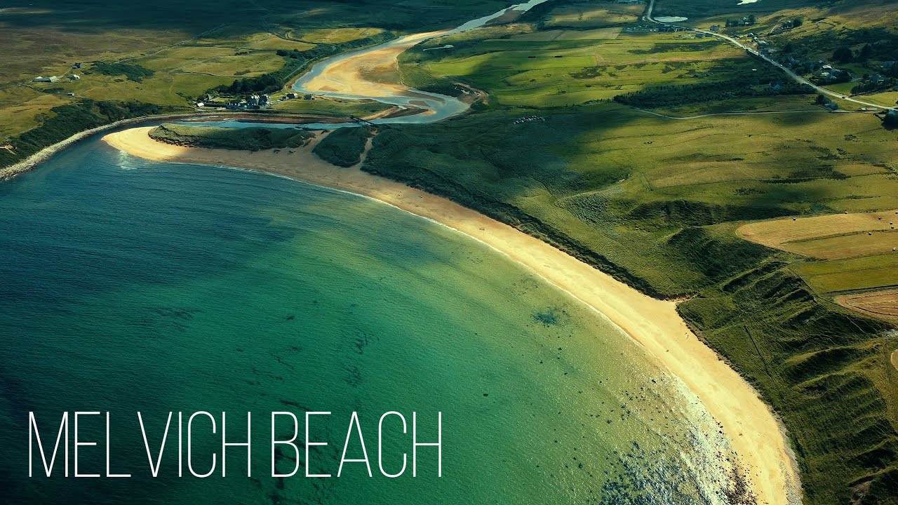 Melvich Beach Scotland DJI Mavic Mini Footage 2K - YouTube