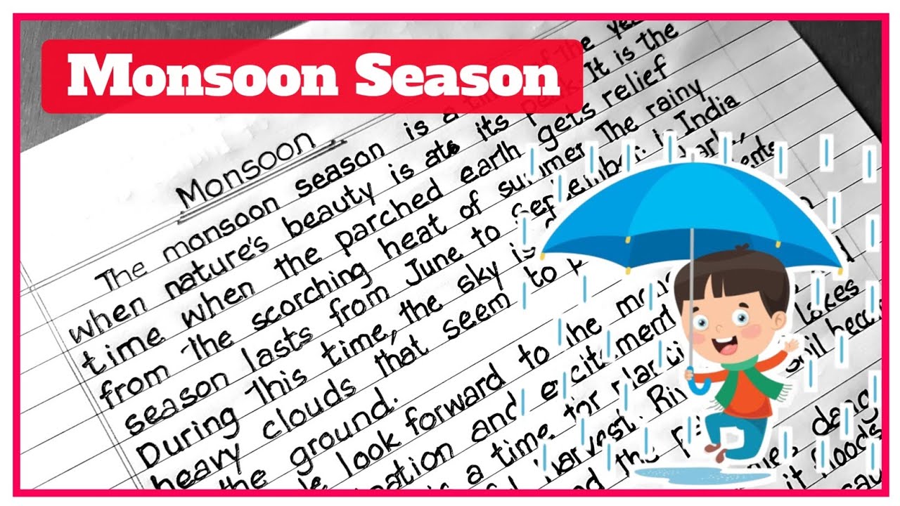 Essay on Rainy Season in english|Rainy Season essay in english | Essay ...