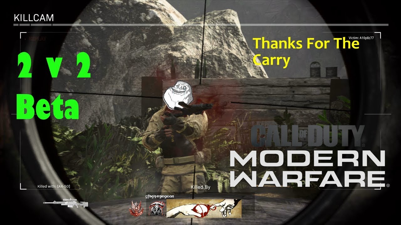 Getting carried to Victory! | Call of Duty: Modern Warfare (beta) | 2 v ...