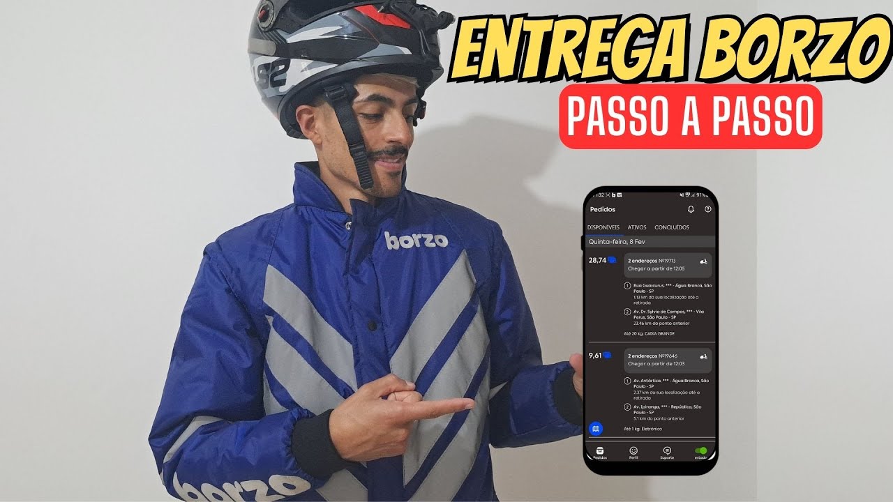 BORZO ENTREGAS | PASSO A PASSO PRIMEIRA ROTA ATUALIZADO - YouTube