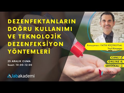 Dezenfektanların Doğru Kullanımı ve Teknolojik Dezenfeksiyon Yöntemleri
