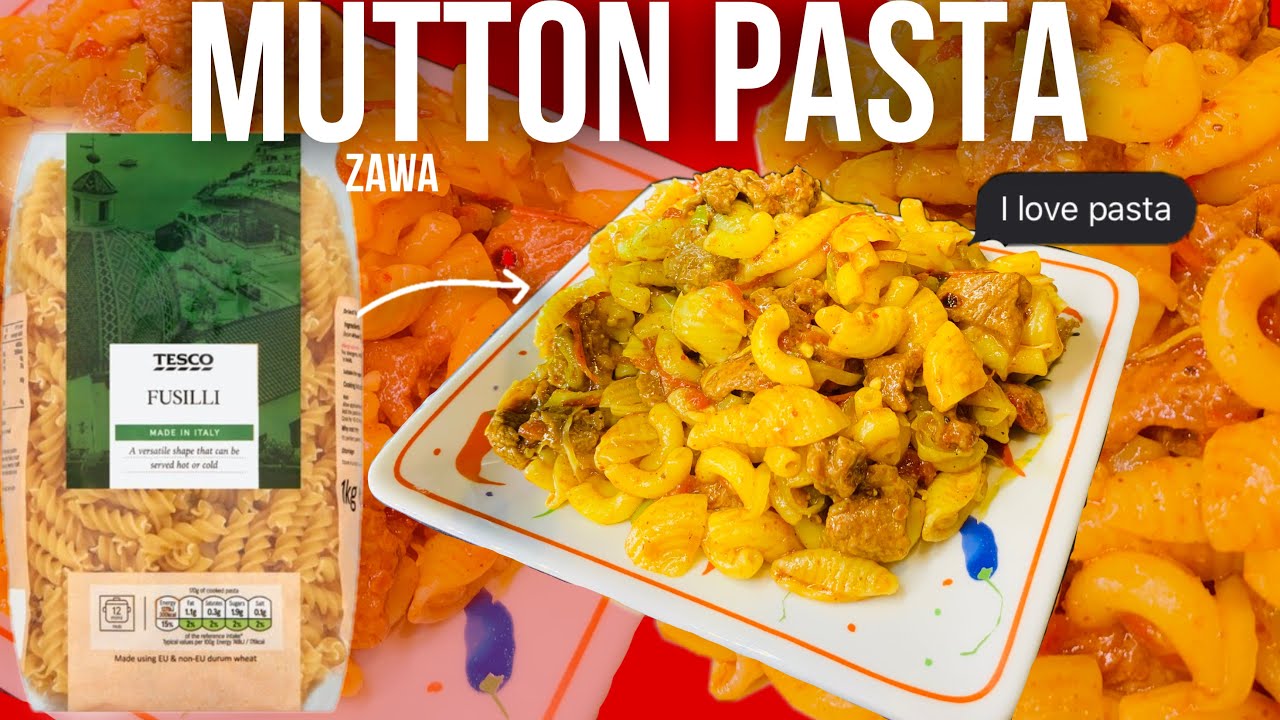 Mutton pasta Recipe |ZAWA| - YouTube