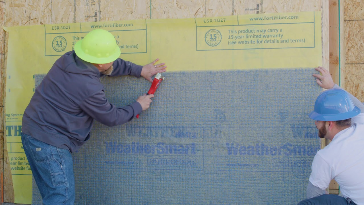 Install Detail - WeatherSmart® Rainscreen over WeatherSmart® - YouTube