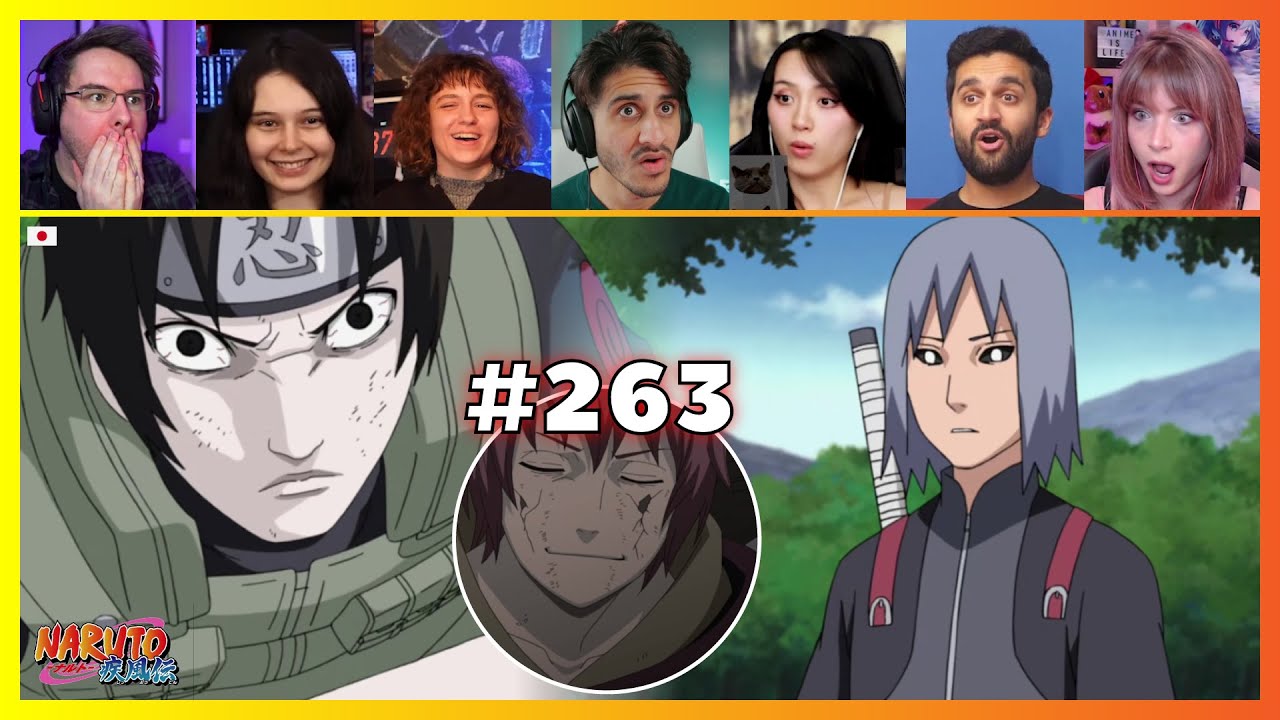 Naruto Shippuden Episode 263 | Shin and Sai! | Reaction Mashup ナルト 疾風伝 ...