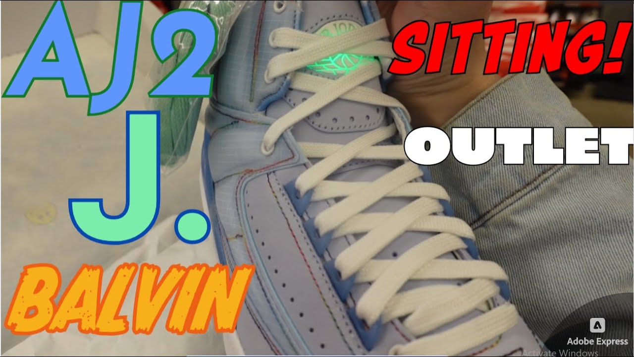 J. Balvin AJ2 STILL SITTING Nike Outlets!CRAZY SNEAKER STEALS!!!! - YouTube
