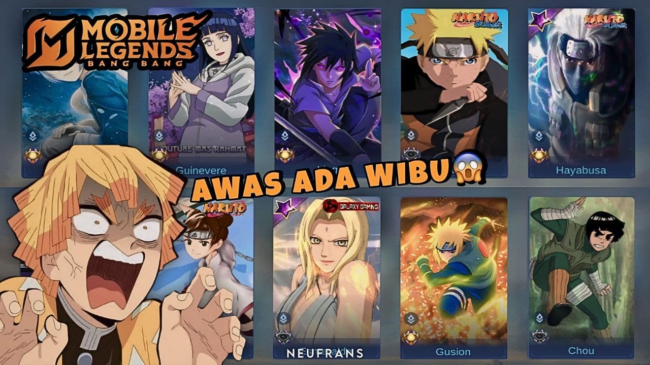 Seharian jadi WIBU di Mobile Legend - YouTube