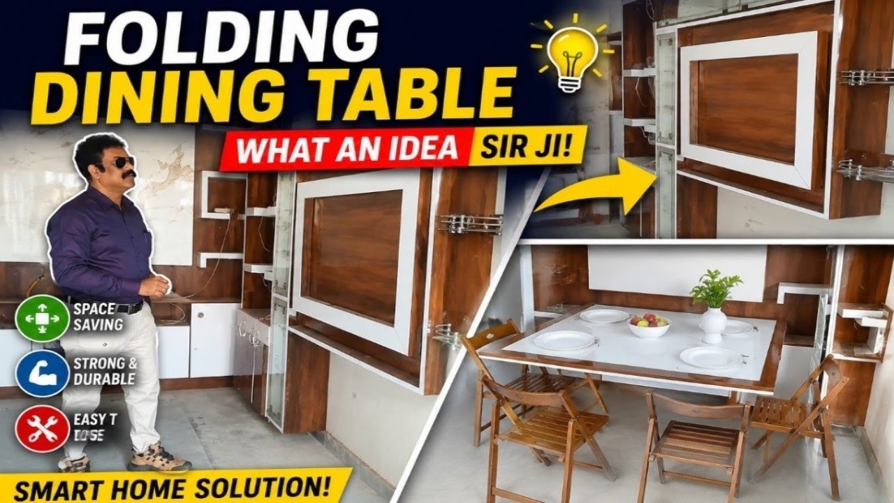 Transform Your Space: Ultimate Guide To Wall Mounted Folding Dining ...