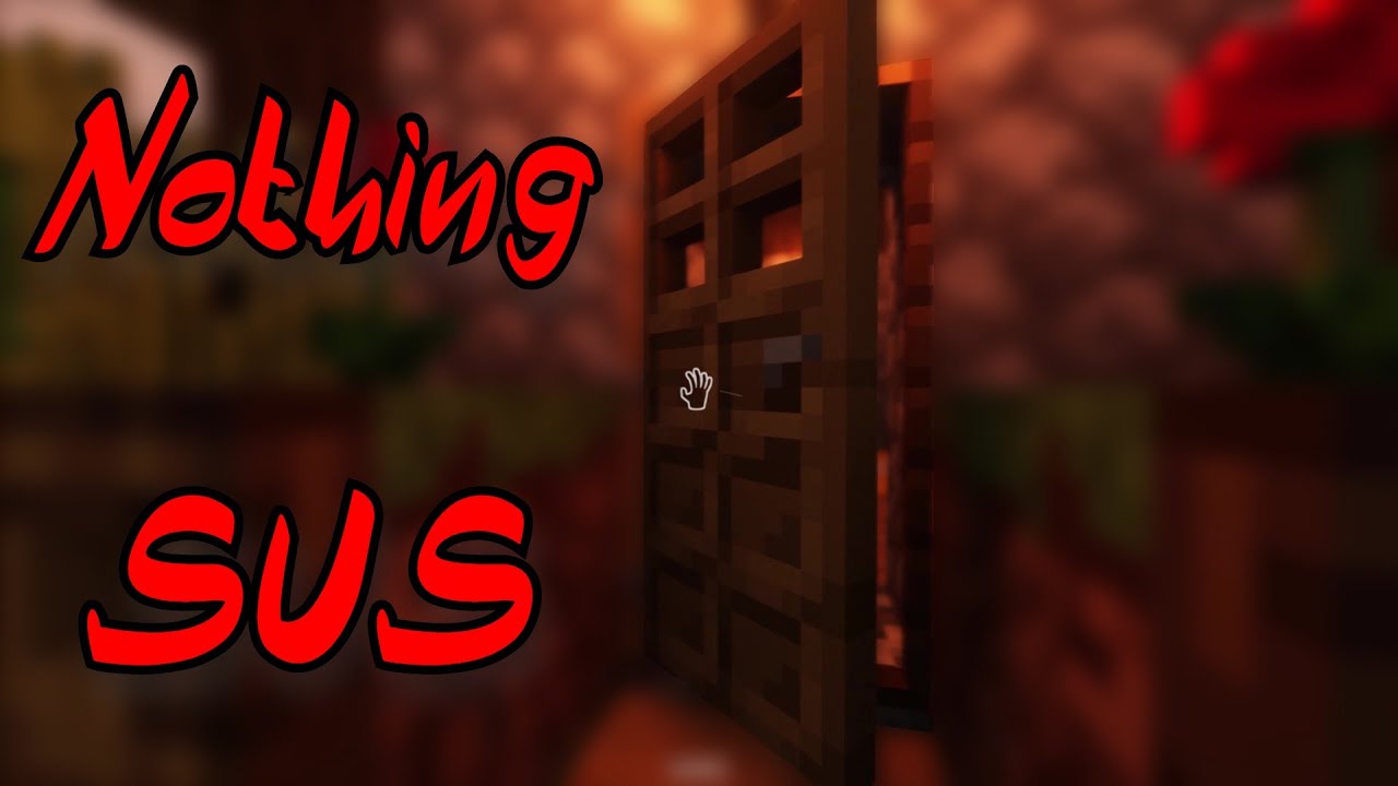 #Minecraft but there's nothing sus - YouTube
