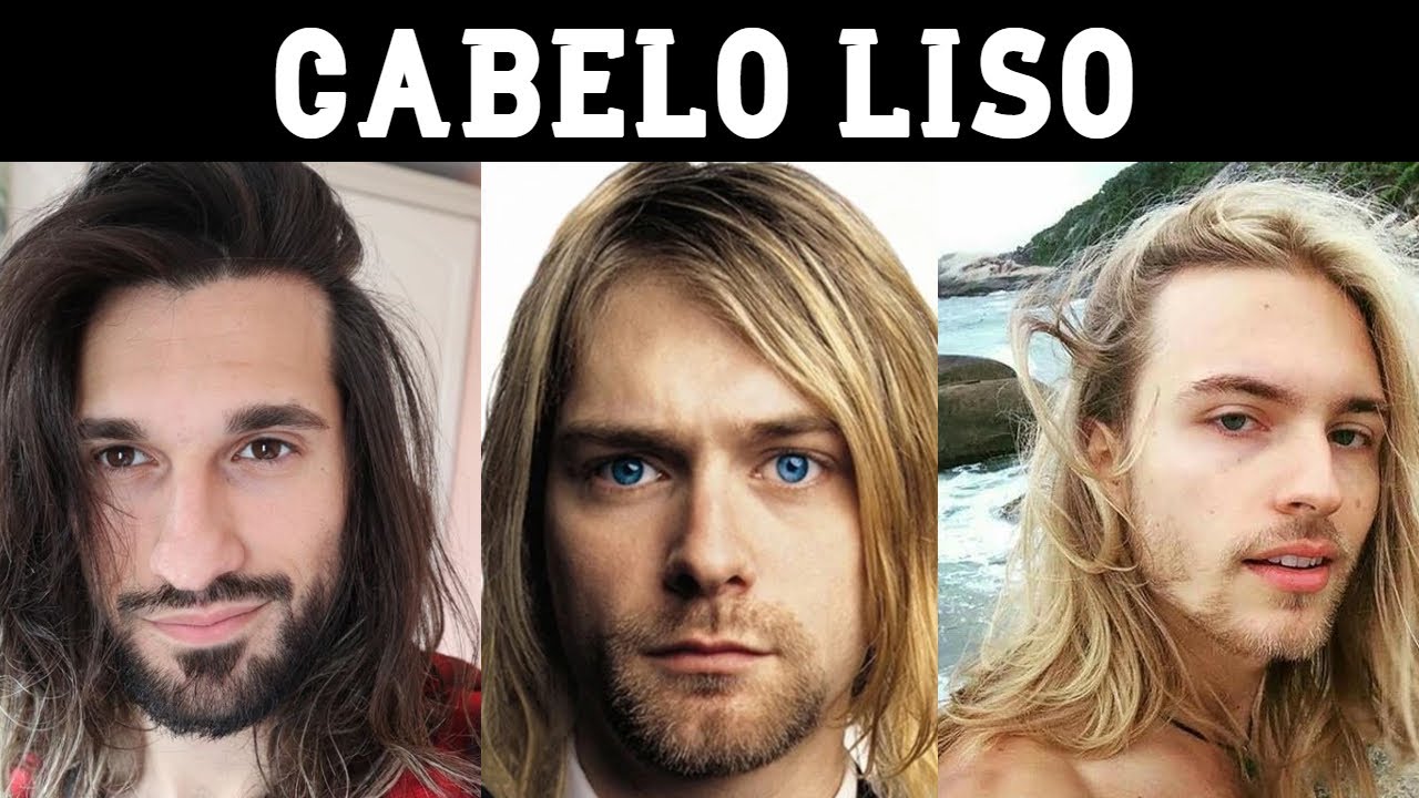 INSPIRAÇÕES PARA CABELO LISO MASCULINO 1A/1B/1C - YouTube