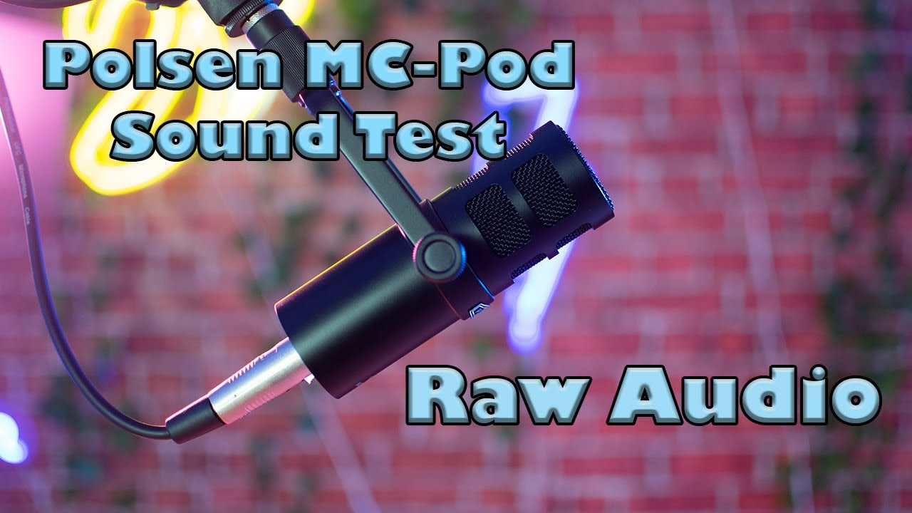 Polsen mc-pod Sound Test With (Raw Audio) - YouTube