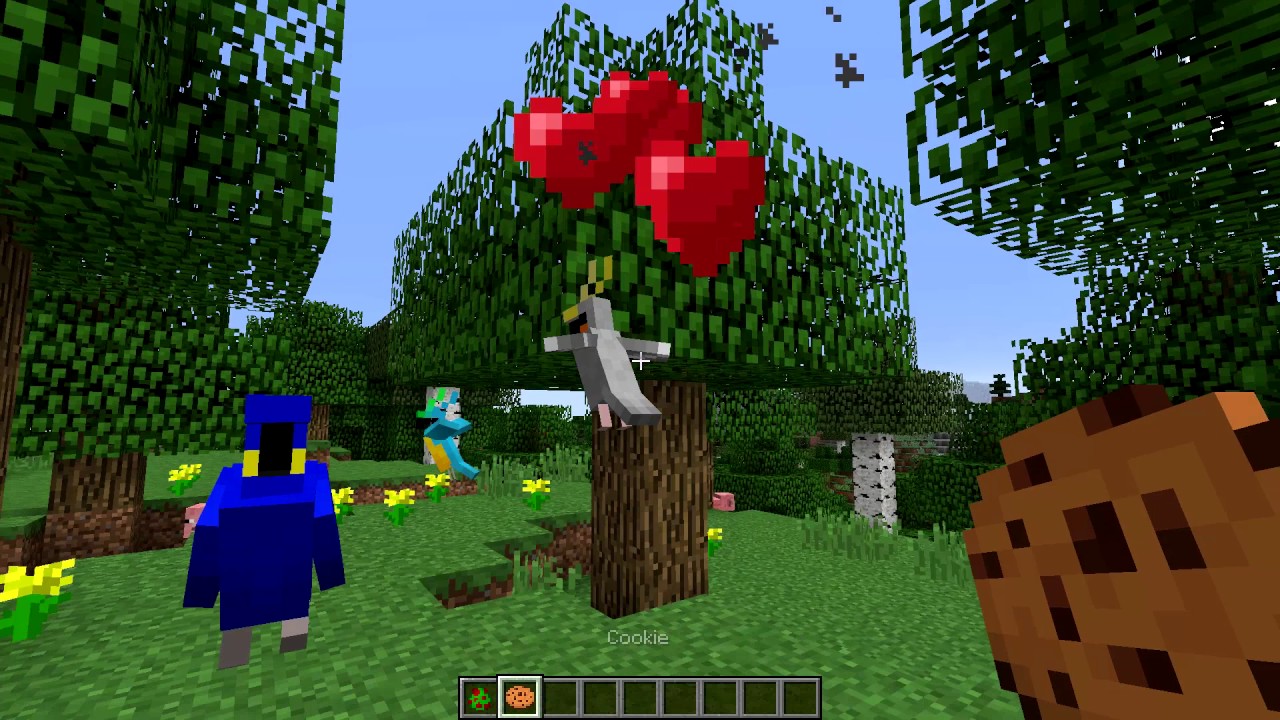 Perroquets qui dansent dans Minecraft - YouTube