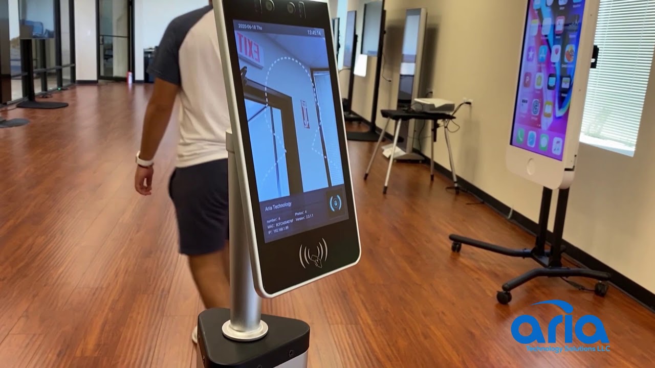 Aria AV Rentals- Accutemp Temperature Reader Demo - YouTube