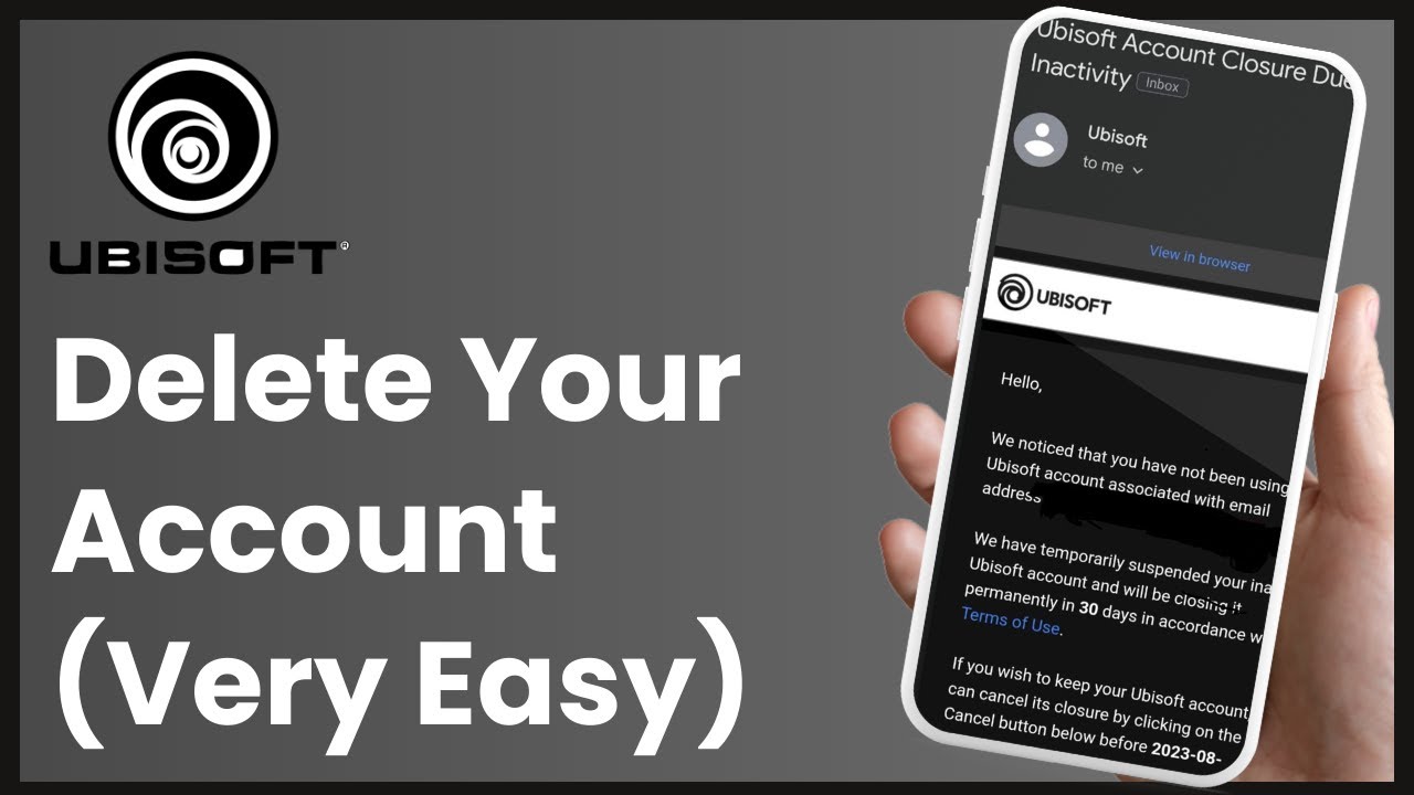 How to Delete Ubisoft Account ! - YouTube