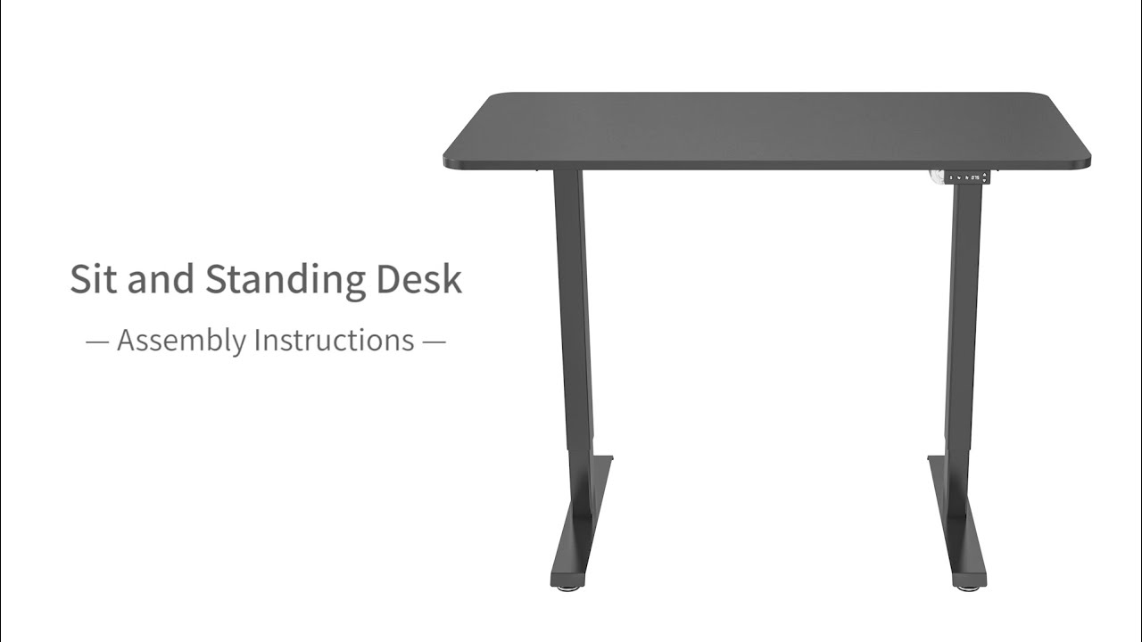 How to Install Your Height Adjusable Standing Desk (VM-GHED121D ...