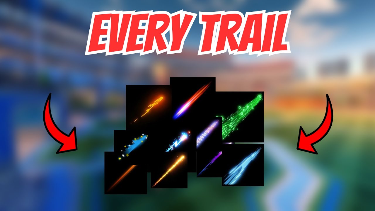 Every Rocket League Trail With Names Updated 2023 - YouTube