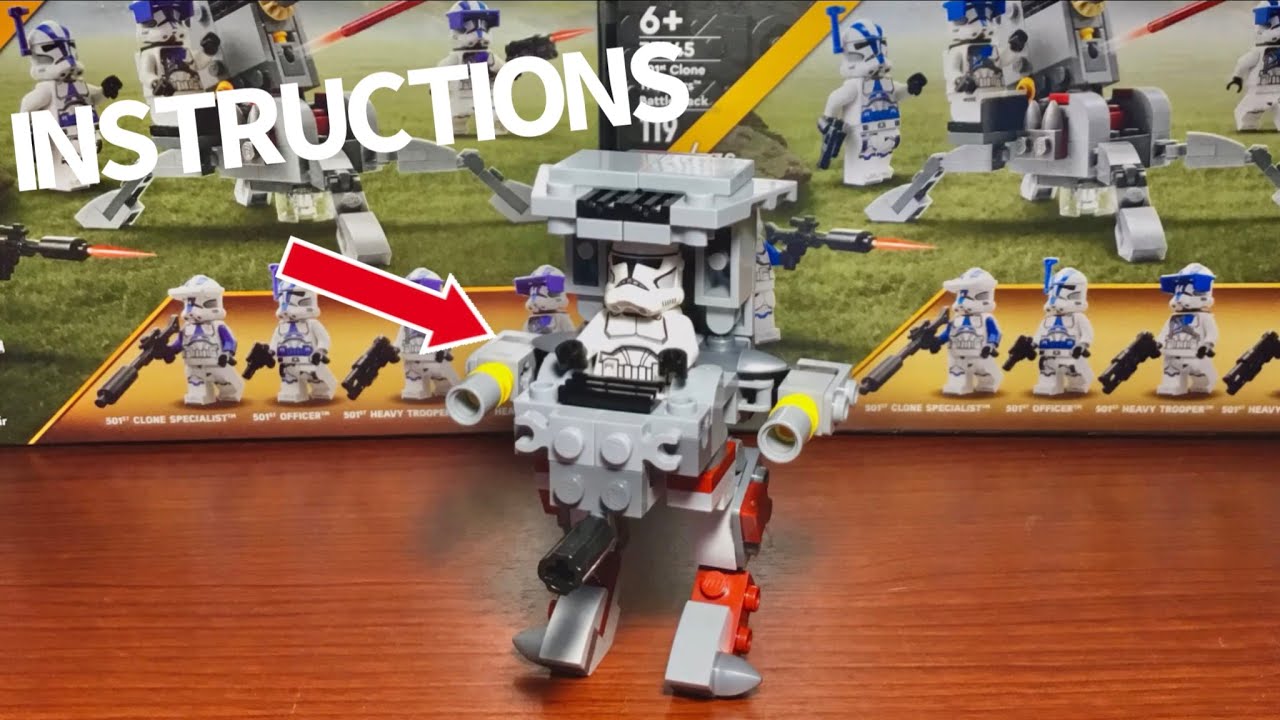 Heavy Clone Artillery Walker Instructions 75345 Alternate Build | LEGO ...