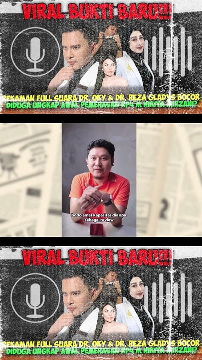 Heboh Bukti Rekaman dr. Oky & dr. Reza Gladys Diduga Ungkap Awal Pemerasan Rp4 M! Reaction Video ...