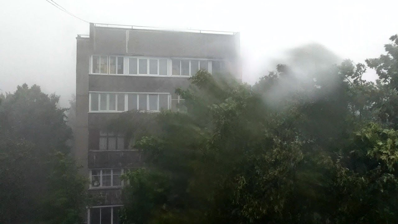 Non-stop Hurricane Sounds - Heavy Rain, Windblown & Massive Thunder ...