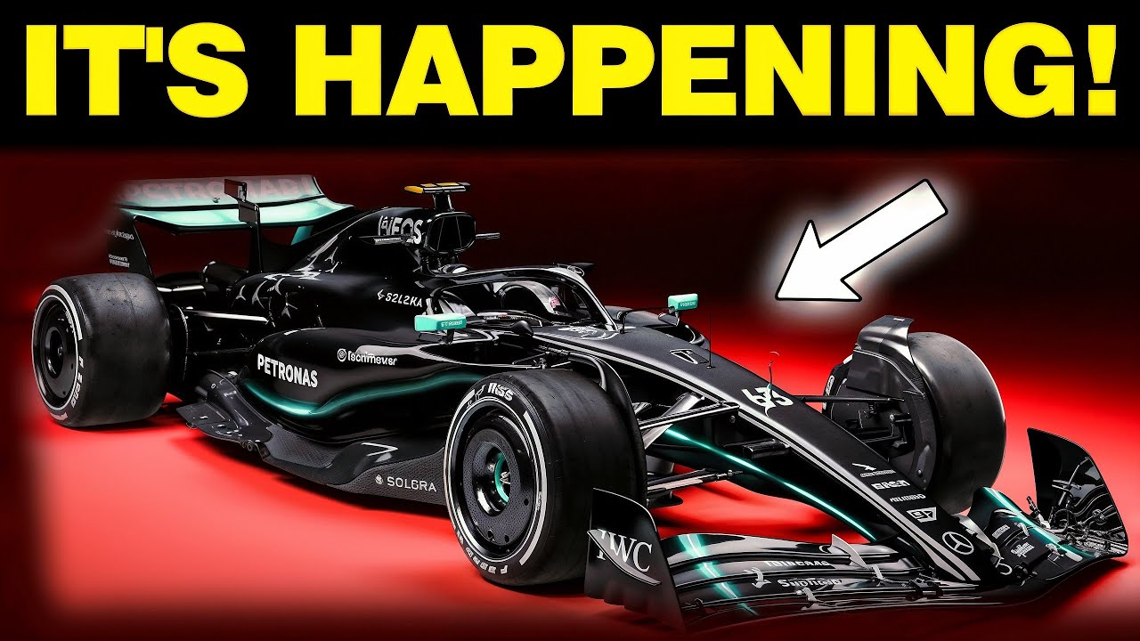 Mercedes UNVEILS FIRST LOOK at Their W16 CAR DESIGN UPDATE! - YouTube