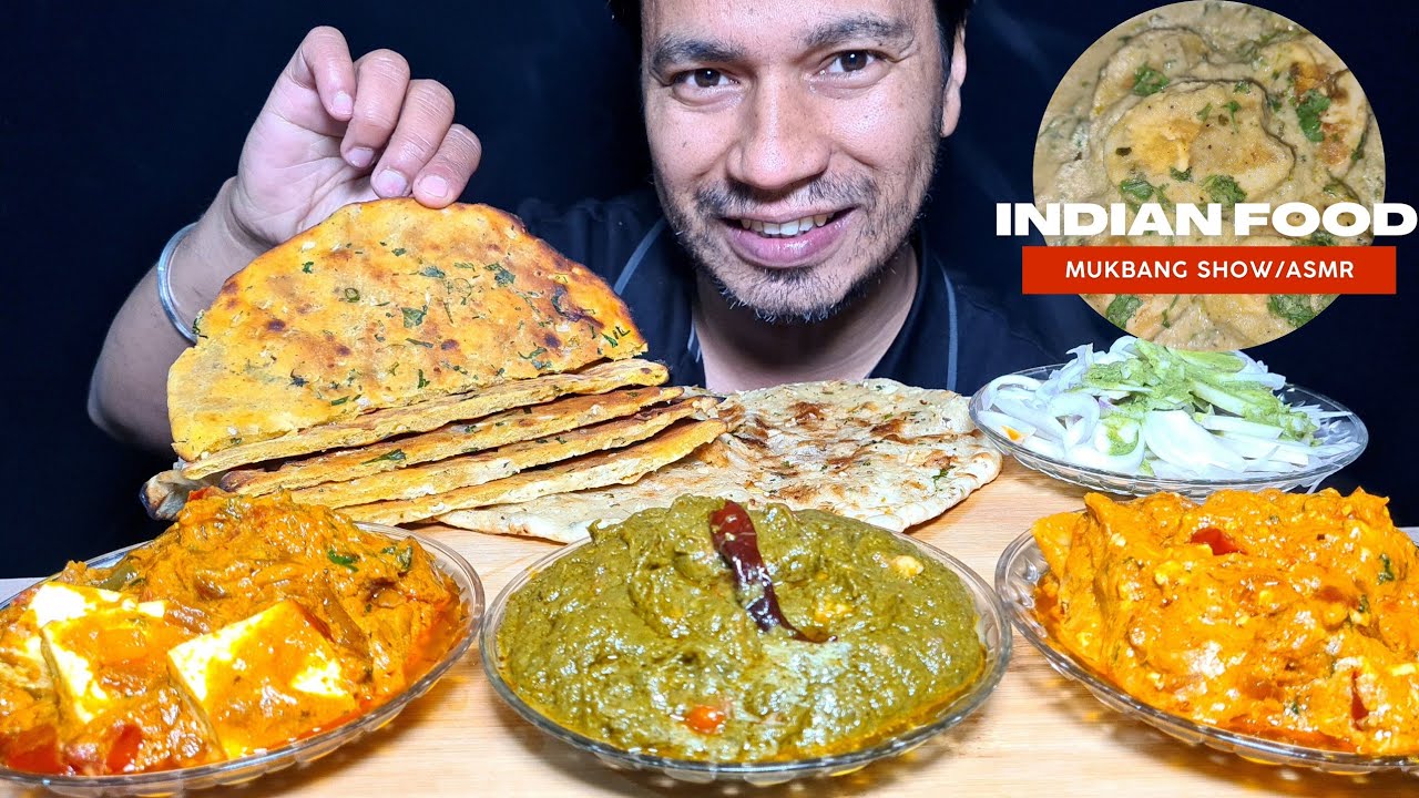 Indian Food Eating Show ASMR | Eating show | ASMR Mukbang| Food Eating ...