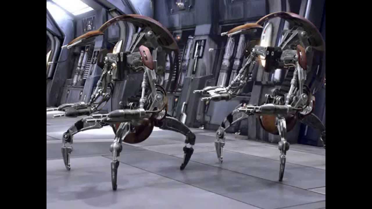 Star Wars Droideka rolling sound effect - YouTube