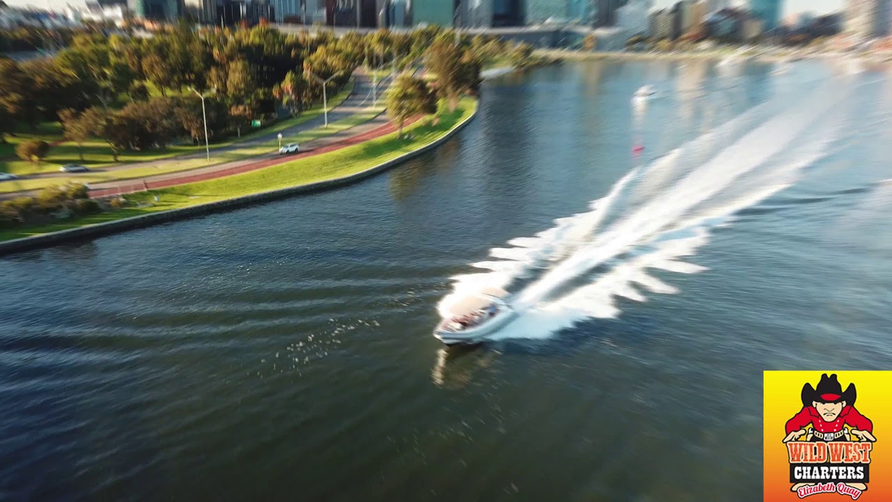 infinity jet boat at Wild West Charters Perth swan river - YouTube
