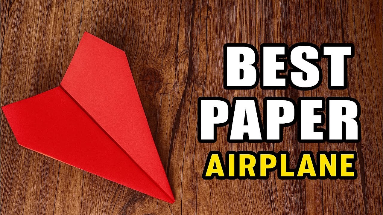 How to Make the Ultimate Flying Craft Plane! | This Paper Plane Flies ...