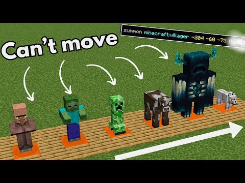 How to Freeze Minecraft Mobs or Summon Mobs With NO AI | Redstone Guy ...