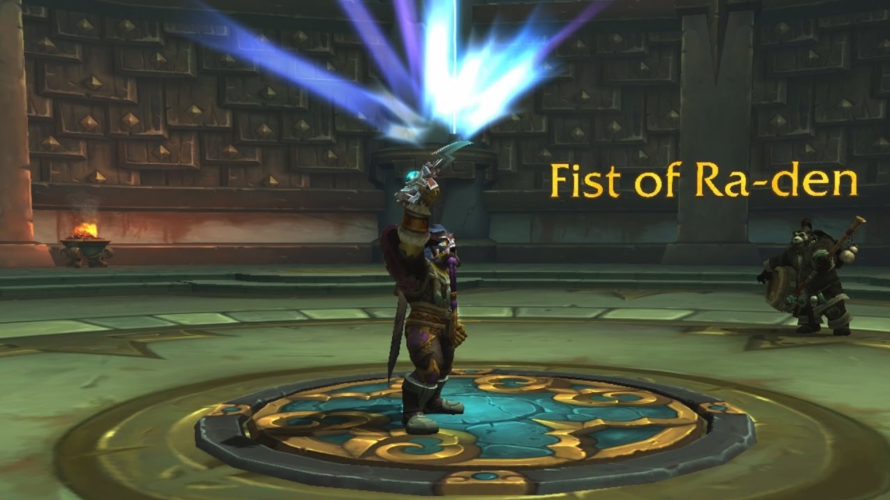 The Story of The Fist of Ra-Den [Artifact Lore] - YouTube