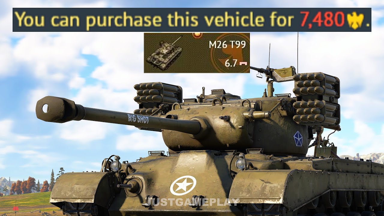 M26 Pershing With Rockets💀 - YouTube