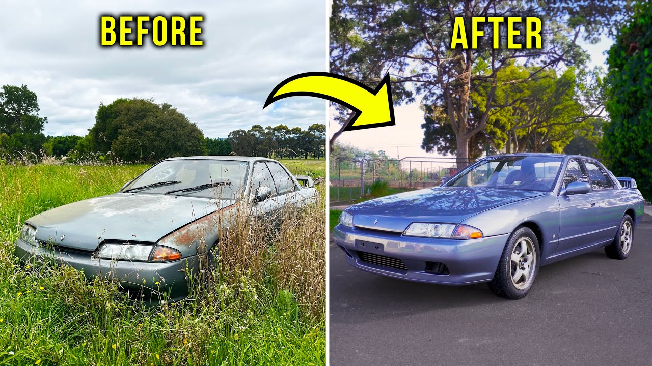 FULL BUILD - R32 SKYLINE BARN FIND RESTORATION - YouTube