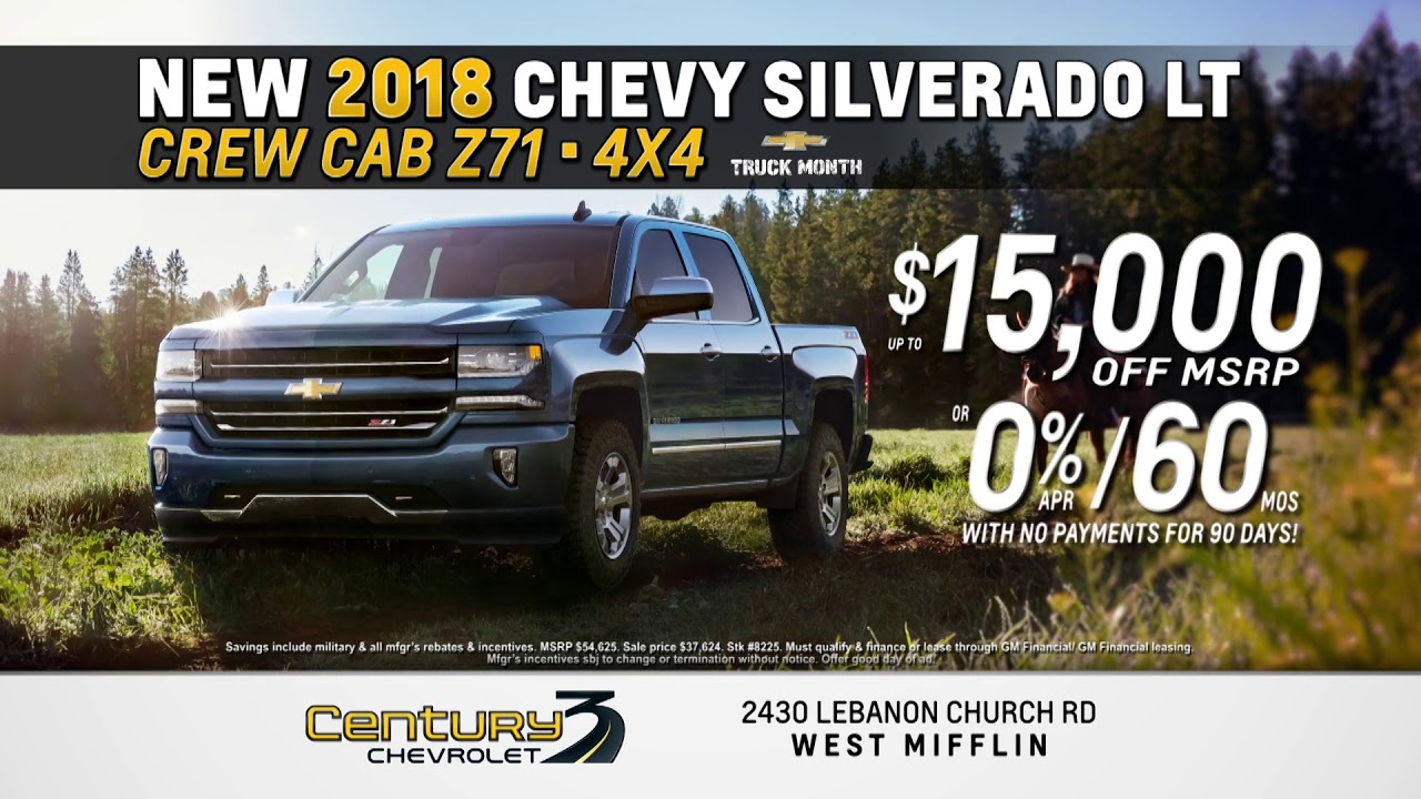 Century 3 Chevy - Truck Month Silverado - YouTube