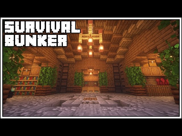Minecraft Underground Bunker Floor Plans